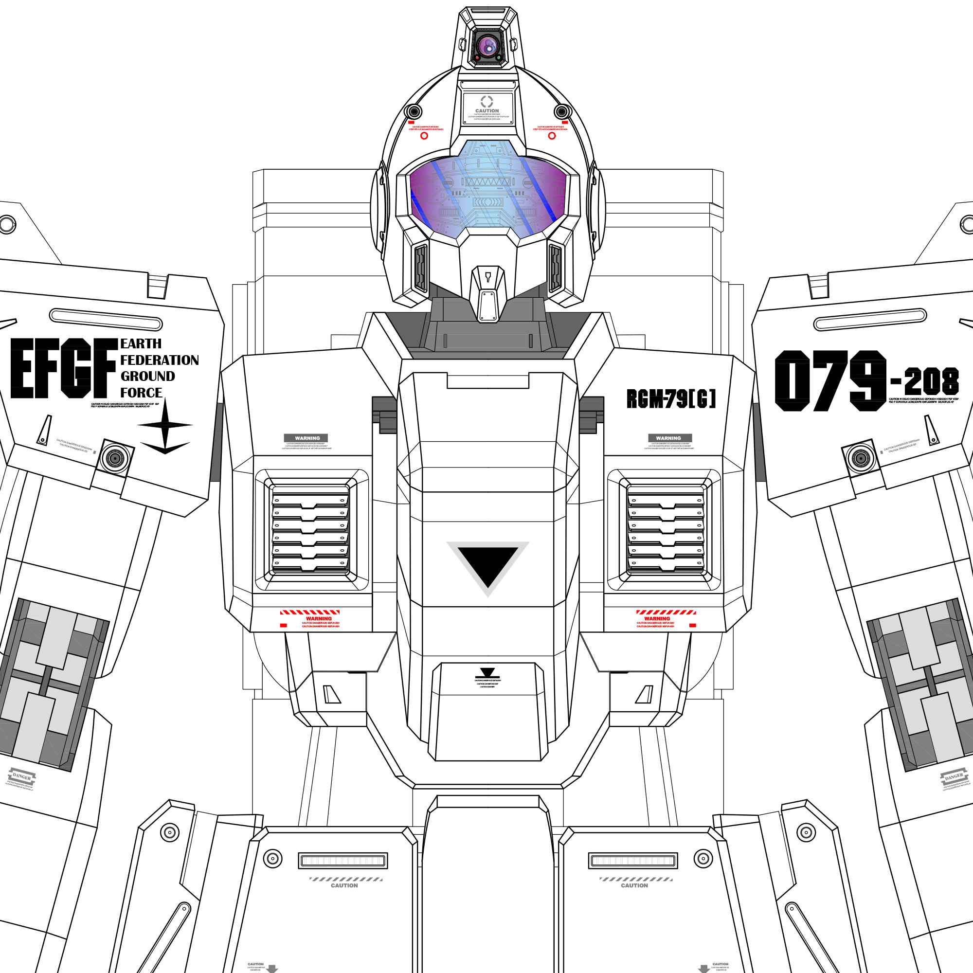Gundam Poster_gundam_rgm-79(g) and RGM-79SP Gm Sniper Ii_custom Poster ...