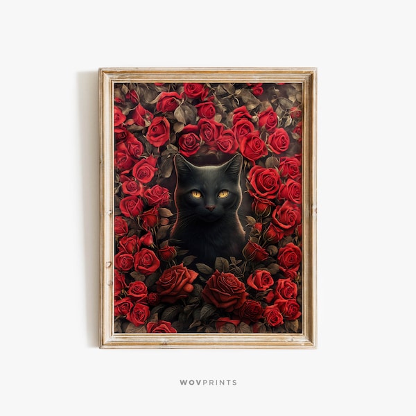 Red and Black Roses - Etsy