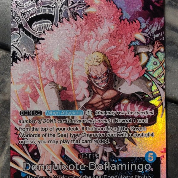 One Piece Custom Leader Cards - Etsy