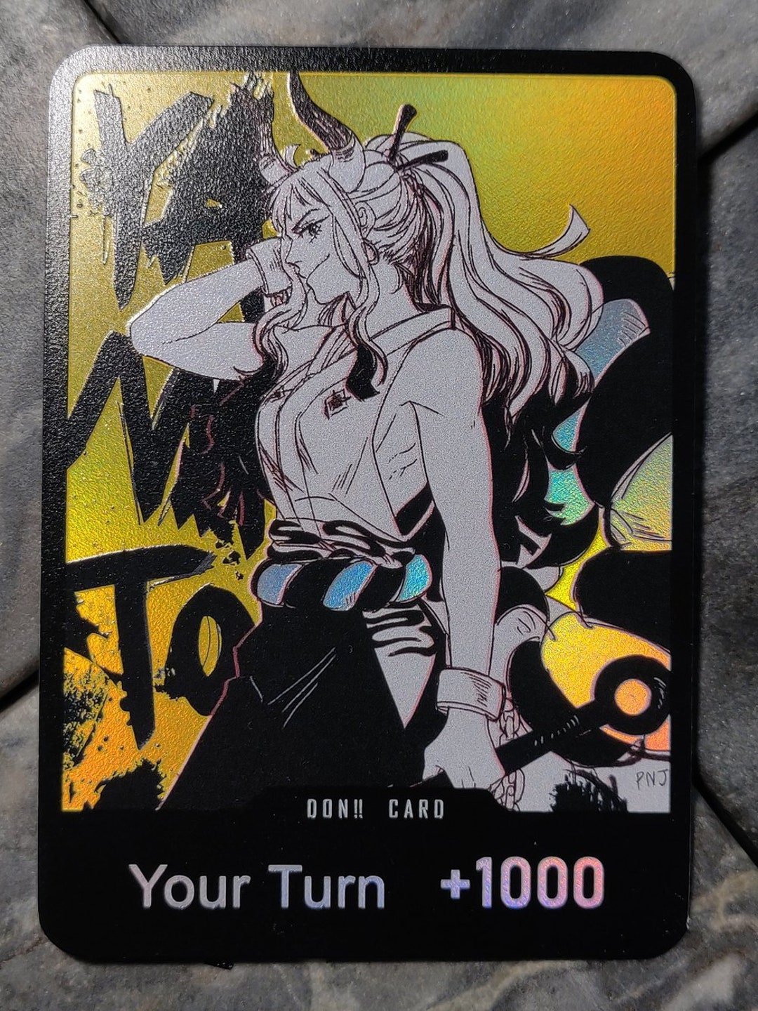 Oni Princess Graffiti Holographic DON Card - Etsy