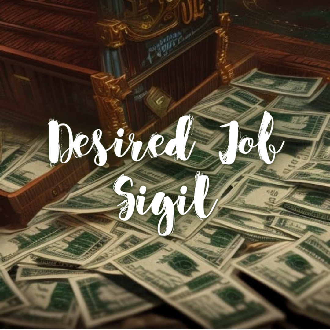 Desired Job Sigil - DIY Sigil Magick, Career Spell - Etsy