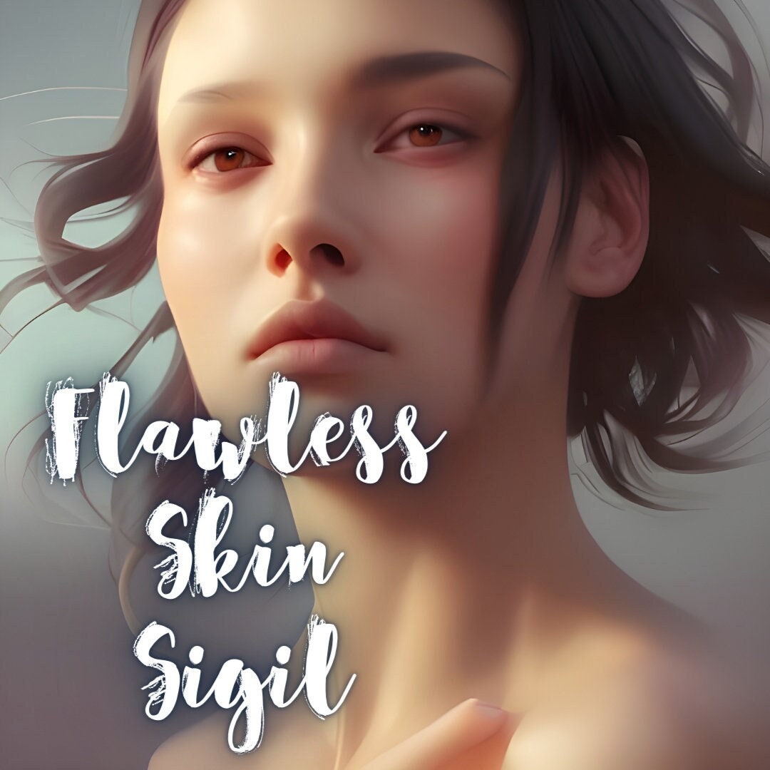 Flawless Skin Sigil - DIY Sigil Magick, Perfect Skin Spell - Etsy