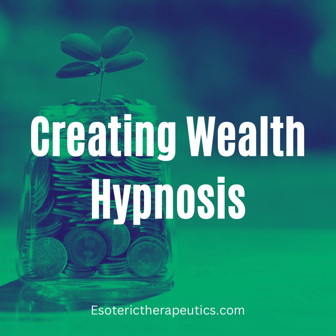 Creating Wealth Hypnosis Make Money Mindset Hypnosis Audio Hypnotherapy Instant Download - Etsy
