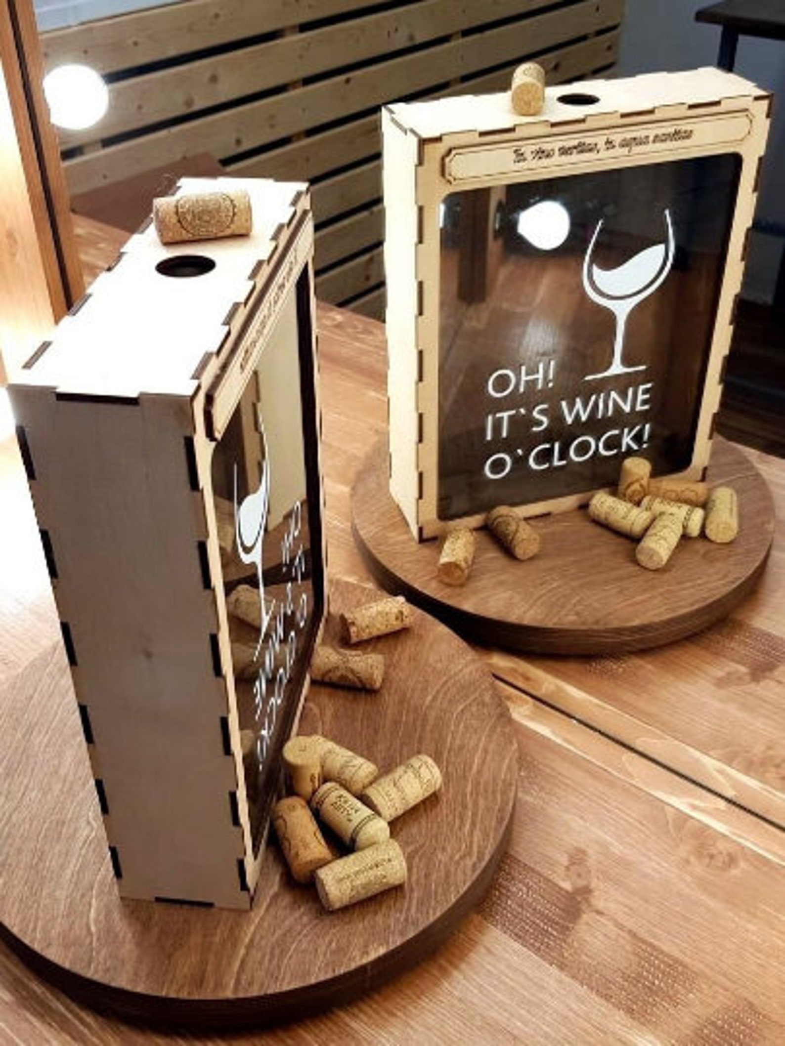 Layout for Laser Cutting Wine Cork Box Laser Cut Vector SVG Model - Etsy