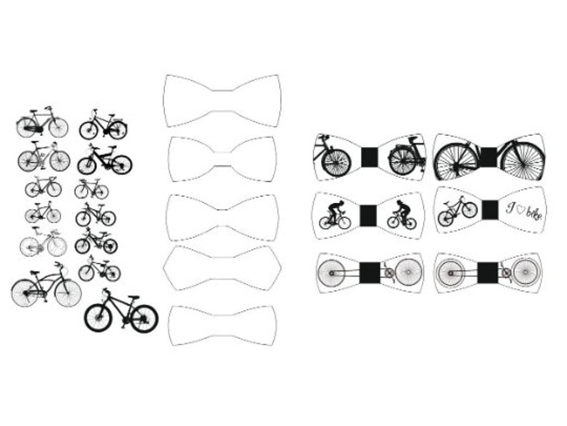 Bow Tie Cyclist Bicycle Theme Cycling Lover MAMIL Middle Aged Man in ...