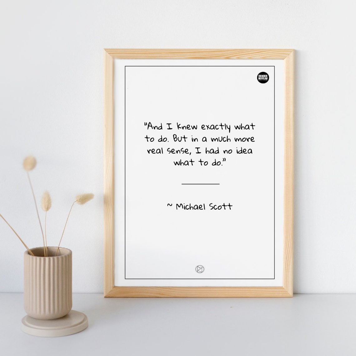 Funny Quote Poster Download From the Office Tv Show, Wall Art Perfect ...