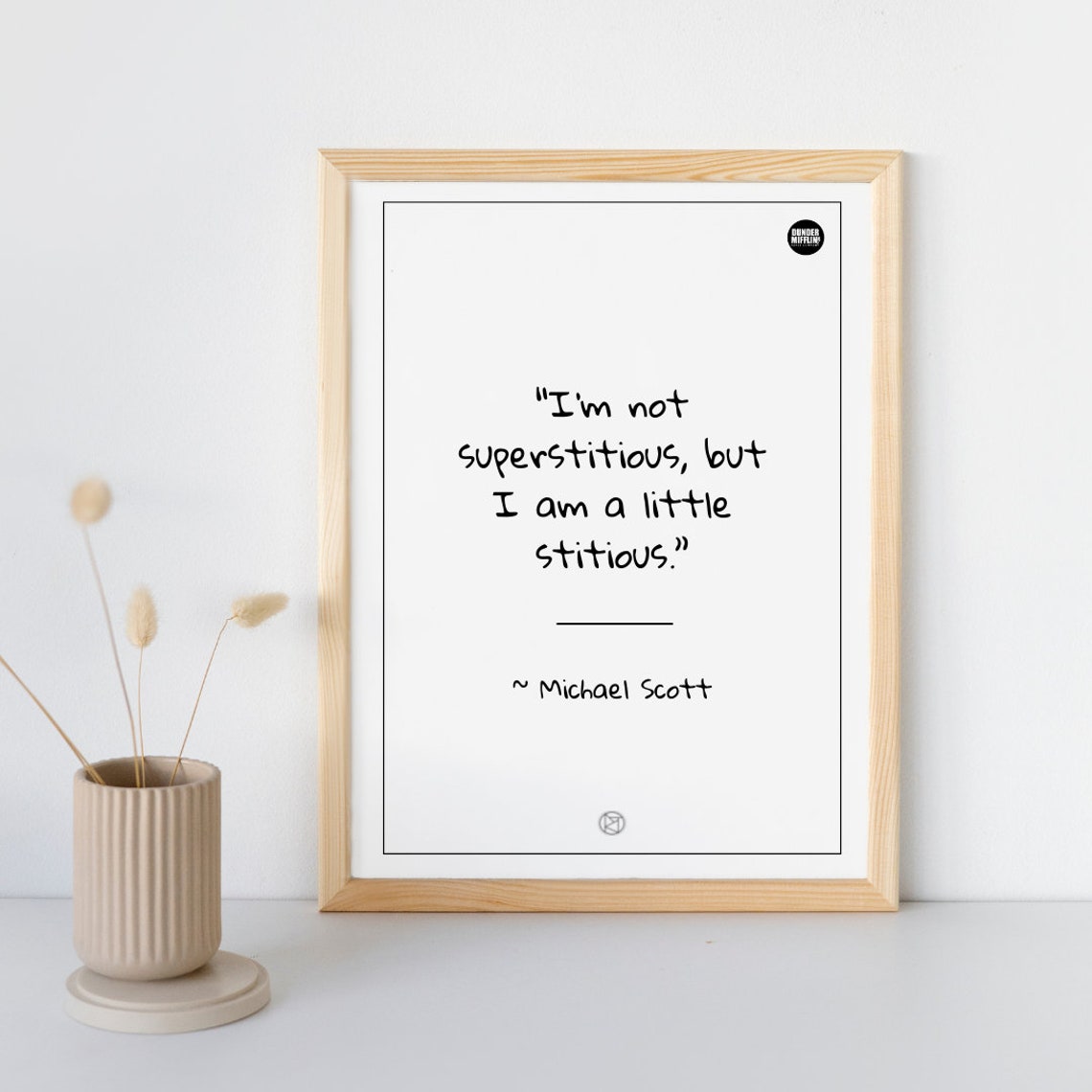 Funny Quote Poster Download From the Office Tv Show, Wall Art Perfect ...