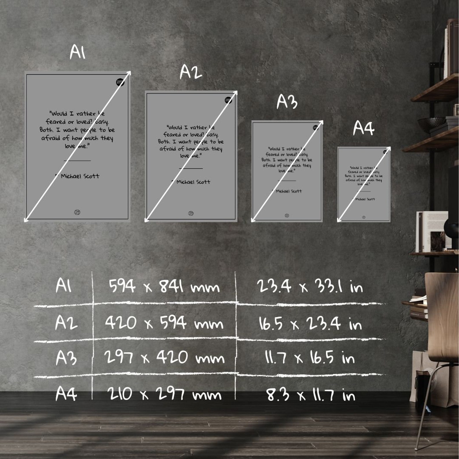 Funny Quote Poster Download From the Office Tv Show, Wall Art Perfect ...