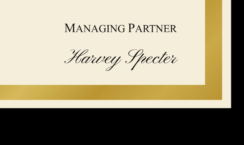 Fake Harvard Diploma/ondertekend Door Mike Ross En Harvey Specter ...