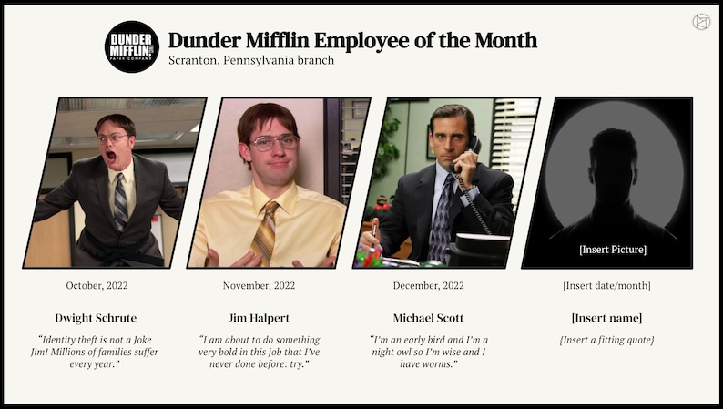 The Office, Employee of the Month, Home Decor, Office Decor, Wall Art ...