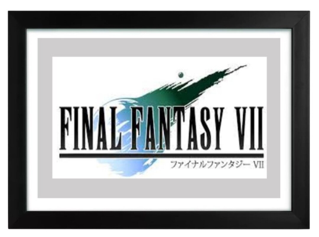 Final Fantasy VII Poster FF7 Logo Multiple Sizes Ready - Etsy UK