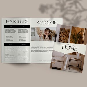 Airbnb Welcome Book Template House Host Manual Guidebook Template Real ...