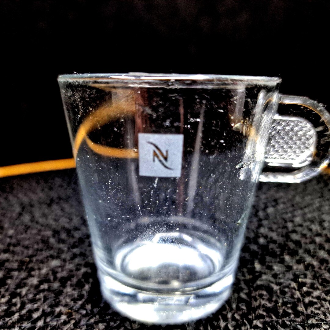 Nespresso Branded Glass Espresso Cup. This Clear Glass Espresso Cup ...