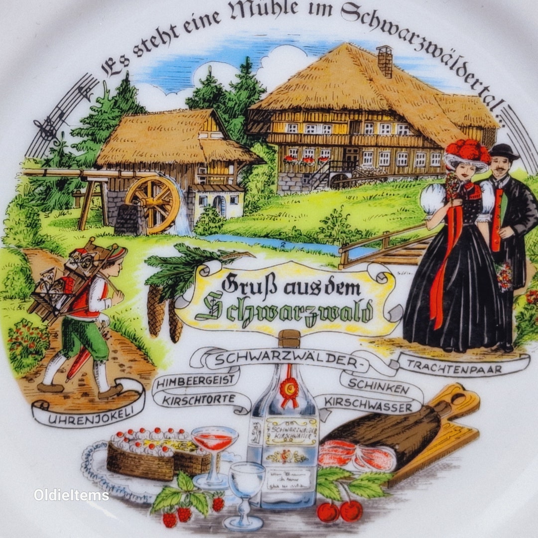 Vintage West German Bavaria 15 Cm Kleiber Plate Featuring ...