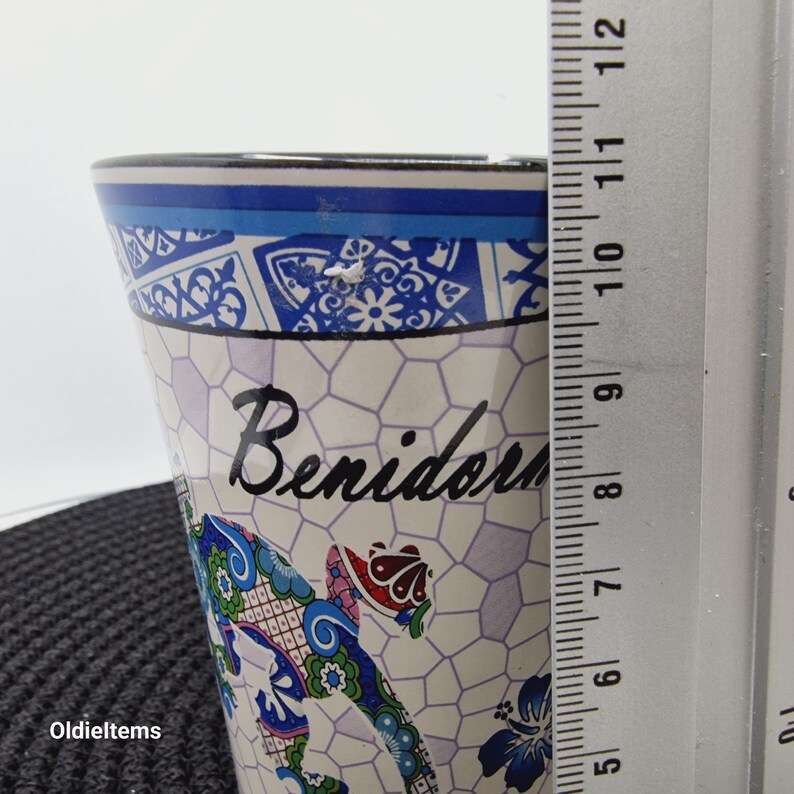 Vintage Benidorm Gaudi Pattern Tea or Coffee Mug and Spoon Traditional ...