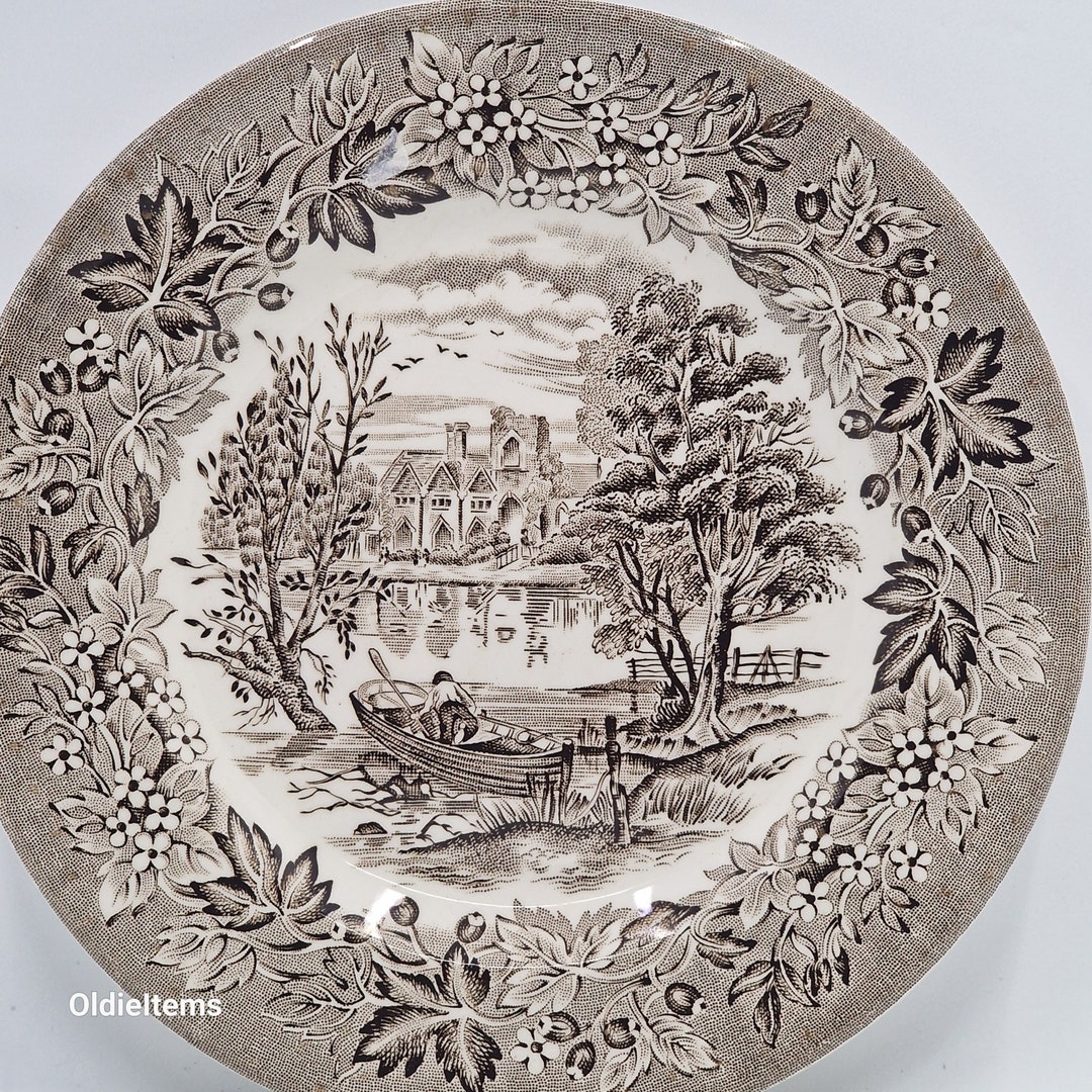 17 Cm Castle Plate Made by English Ironstone Tableware - Etsy