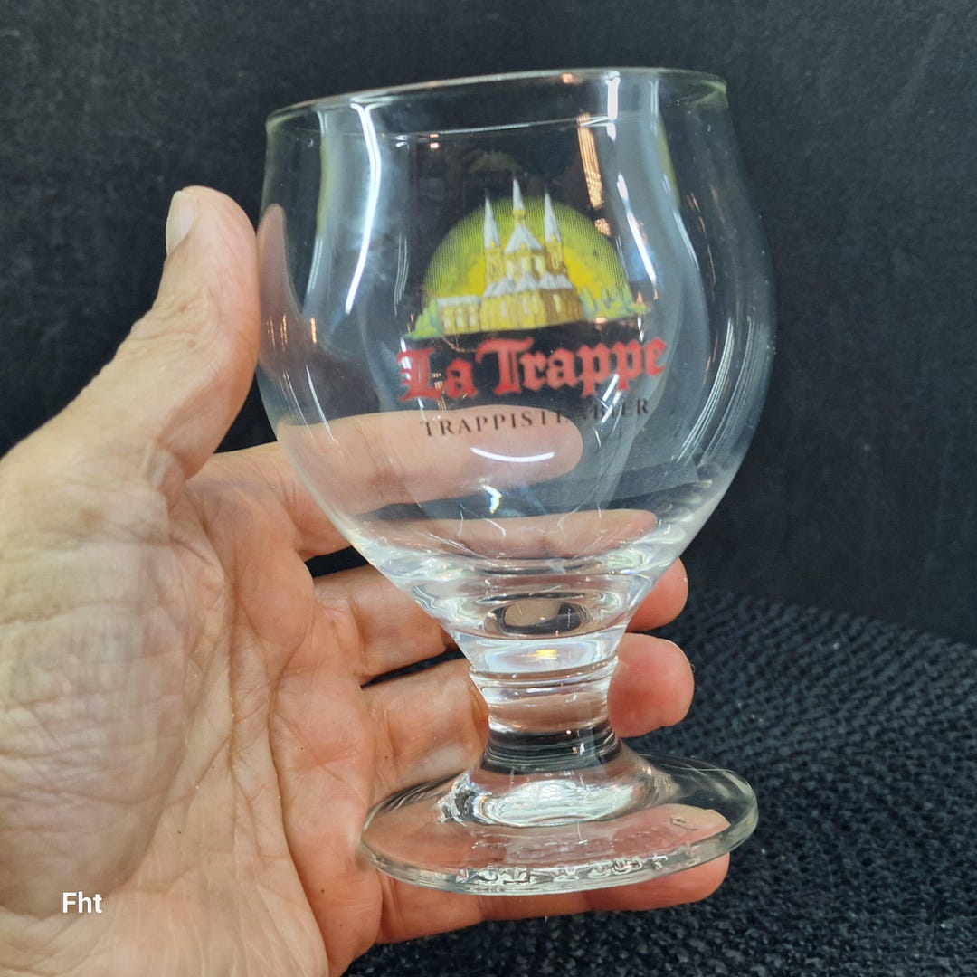 Vintage La Trappe Trappist Chalice – Belgian Abbey Beer Glass, 12 Oz - Etsy