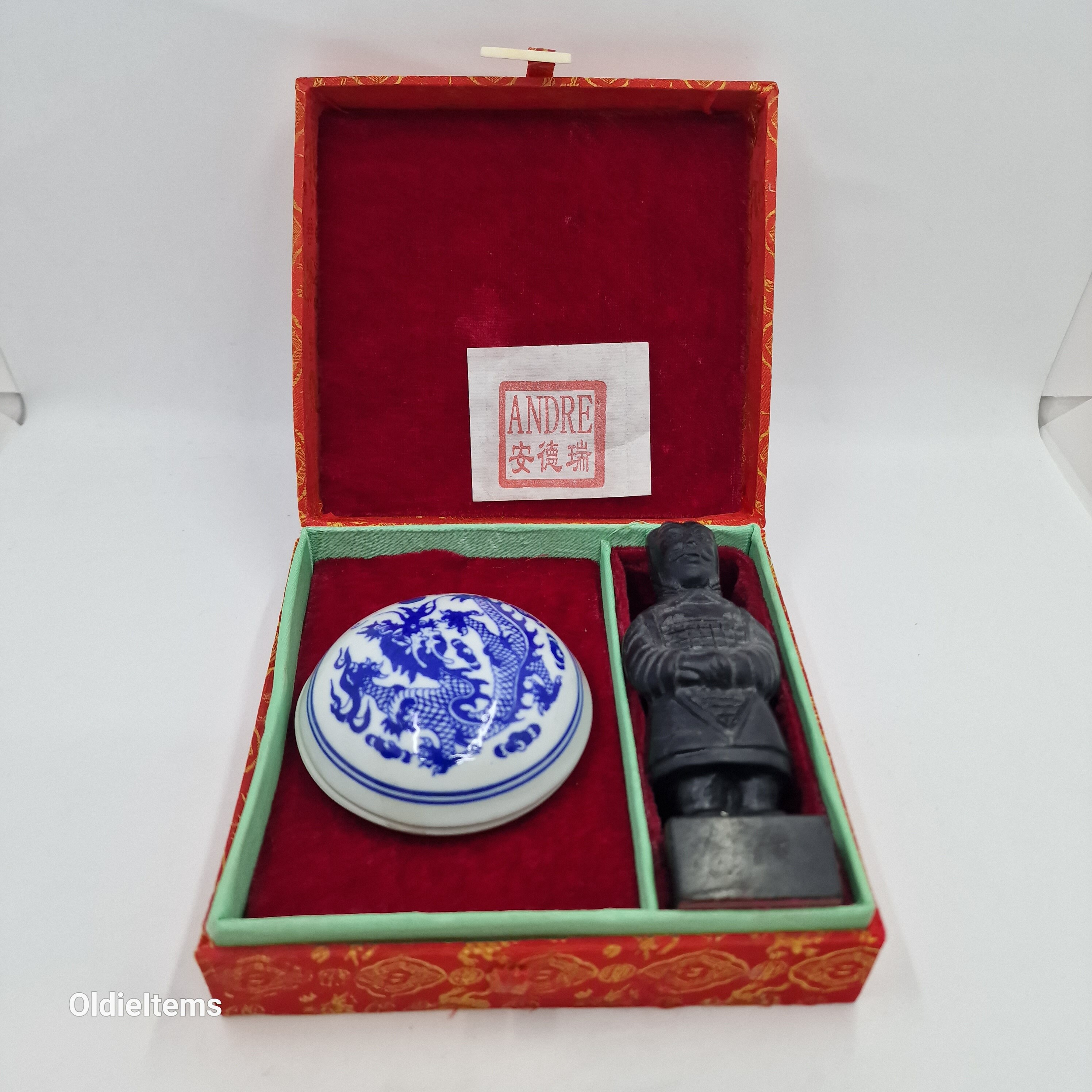 Vintage Chinese Soldier Stamp - Etsy