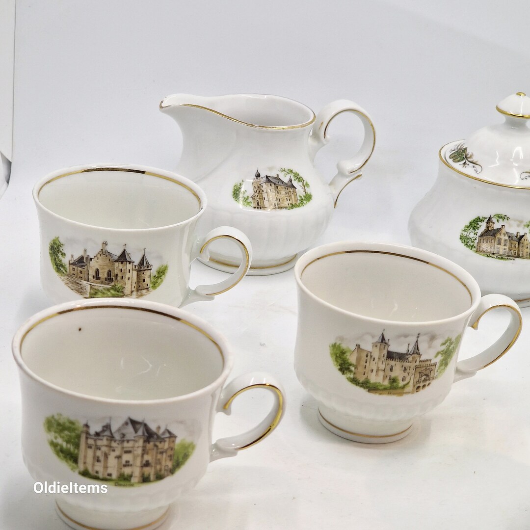 Original Dutch Castles Bavaria Porcelain Set. This Complete - Etsy