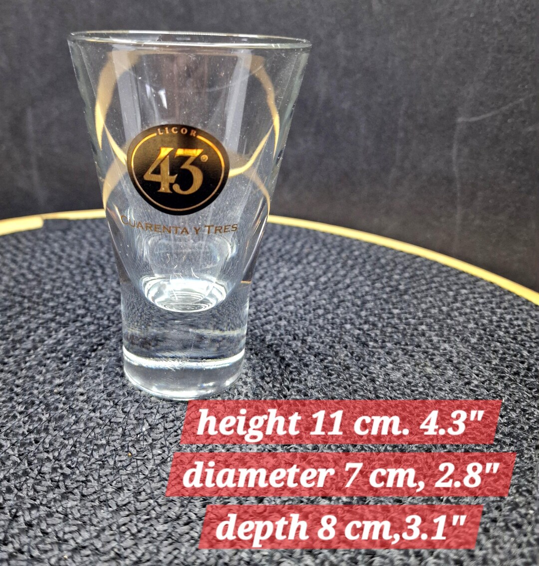 Vintage Licor 43 Shot Glass: Branded Collectible Barware - Etsy