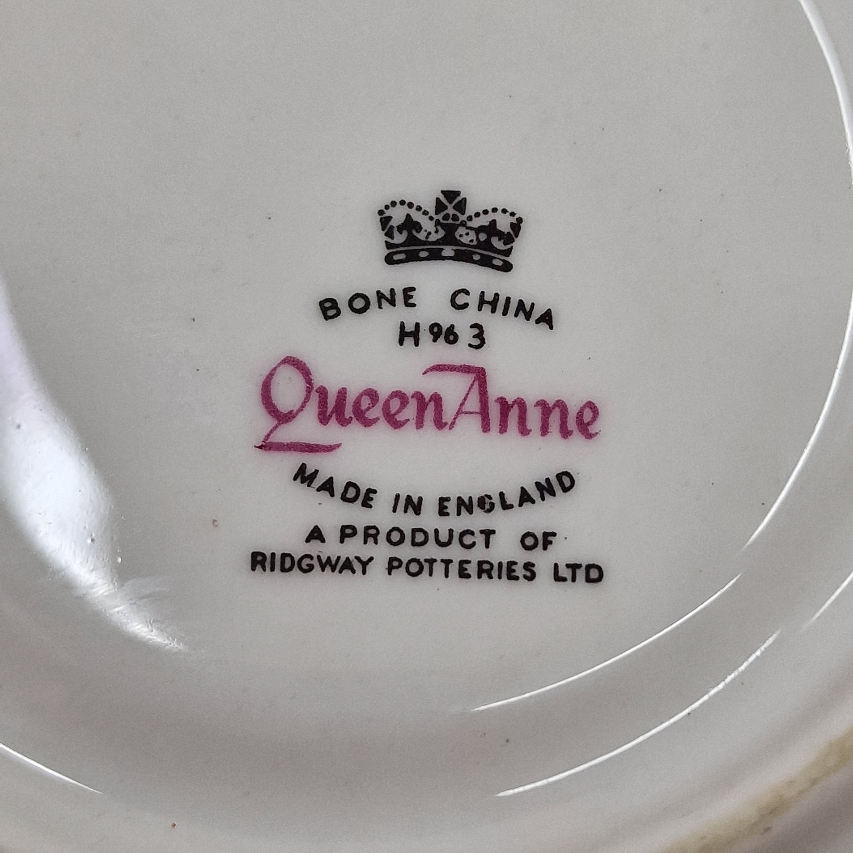 Vintage Queen Anne Pink Rose Bone China Teacup and Saucer - Etsy