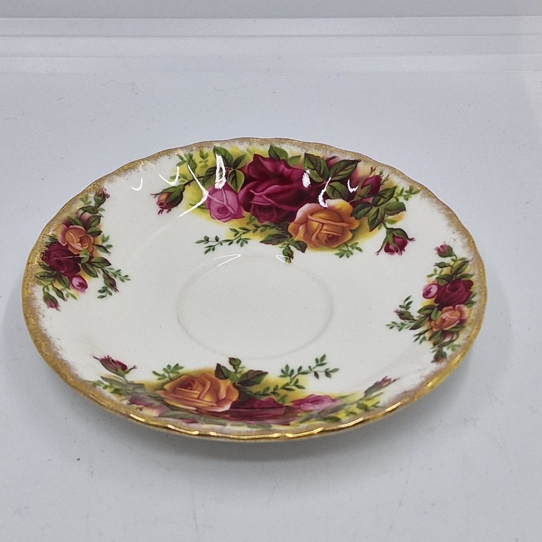 Royal Albert Small Porcelain Old Country Saucers Featuring Different ...