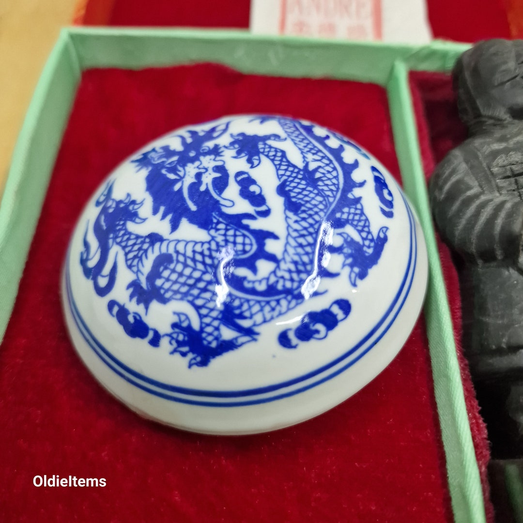 Vintage Chinese Soldier Stamp - Etsy