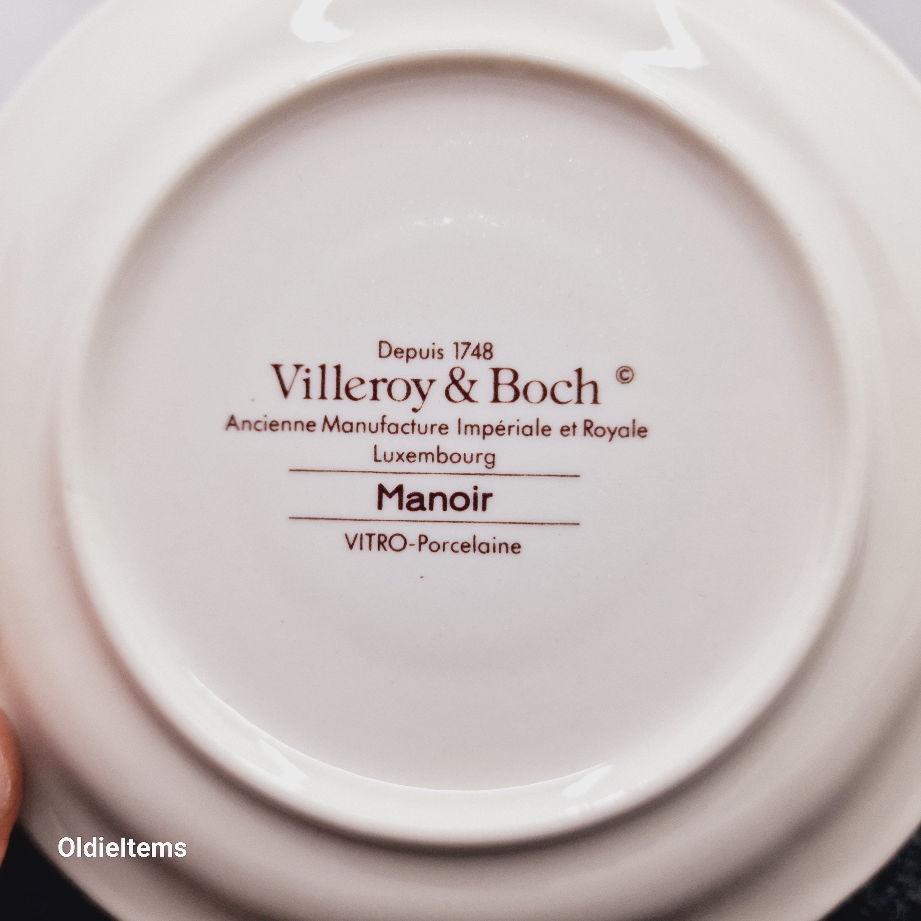 Depuis 1748, Villeroy & Boch 4 Oz Cup and 12 Cm Saucer , Ancienne ...
