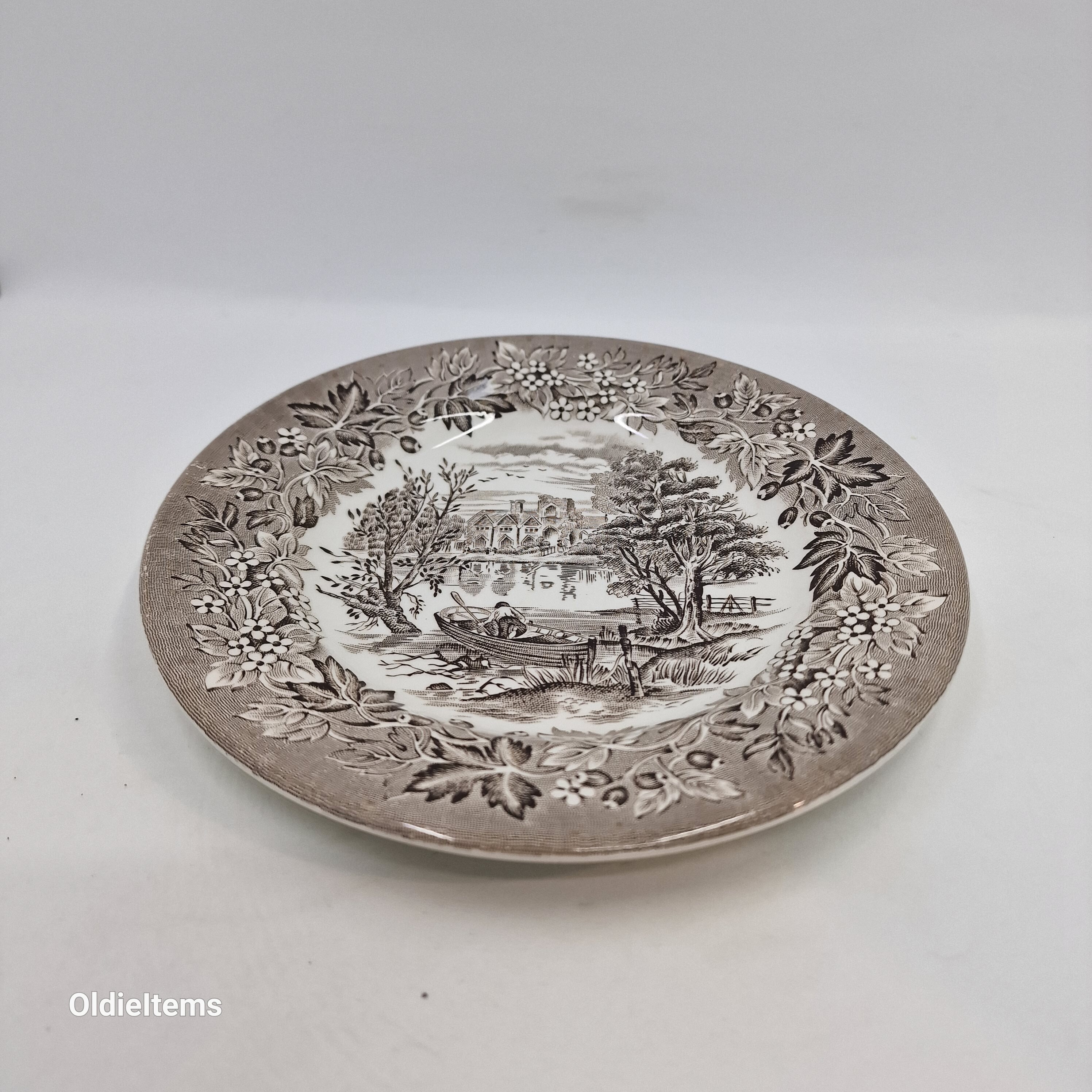 17 Cm Castle Plate Made by English Ironstone Tableware - Etsy
