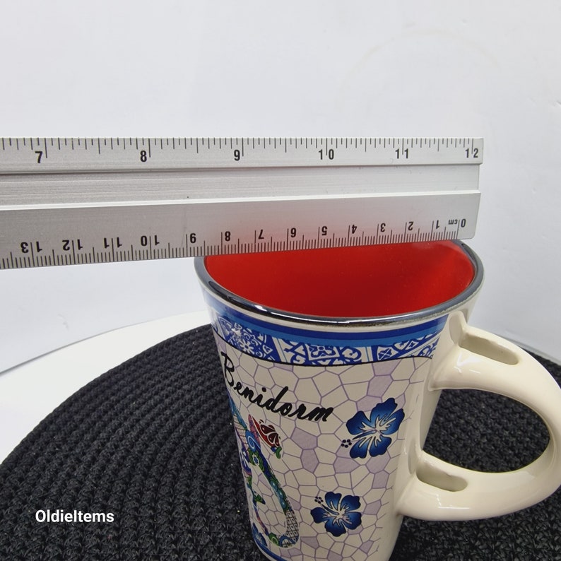 Vintage Benidorm Gaudi Pattern Tea or Coffee Mug and Spoon Traditional ...