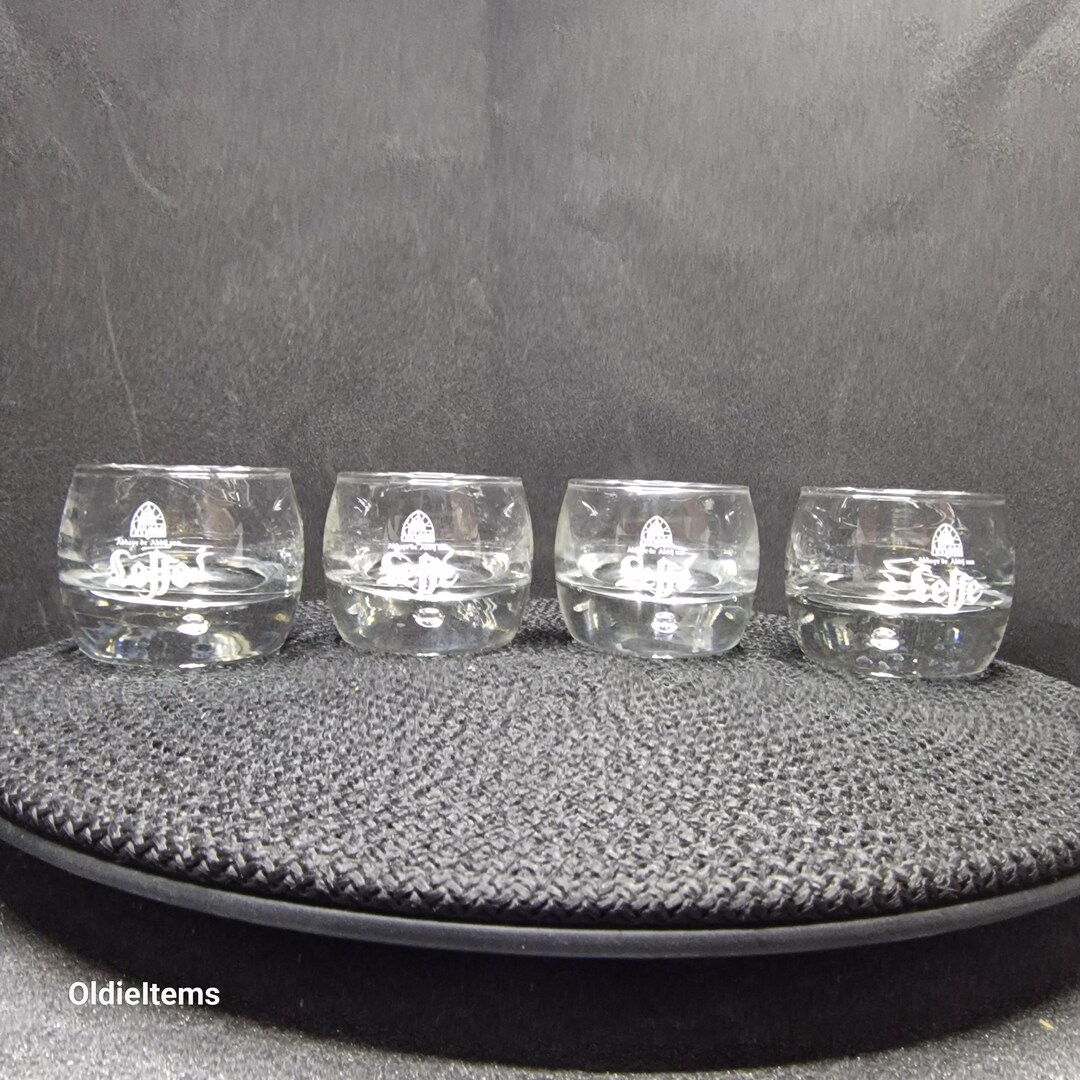 Vintage Leffe Glasses Set of 4 (4 Oz) - Etsy
