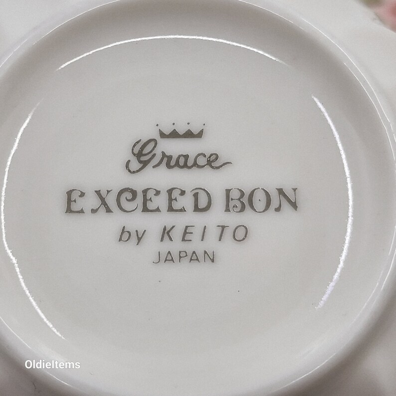 Floral Grace Exceed Bon by Keito Kapan Cup and Saucer - Etsy