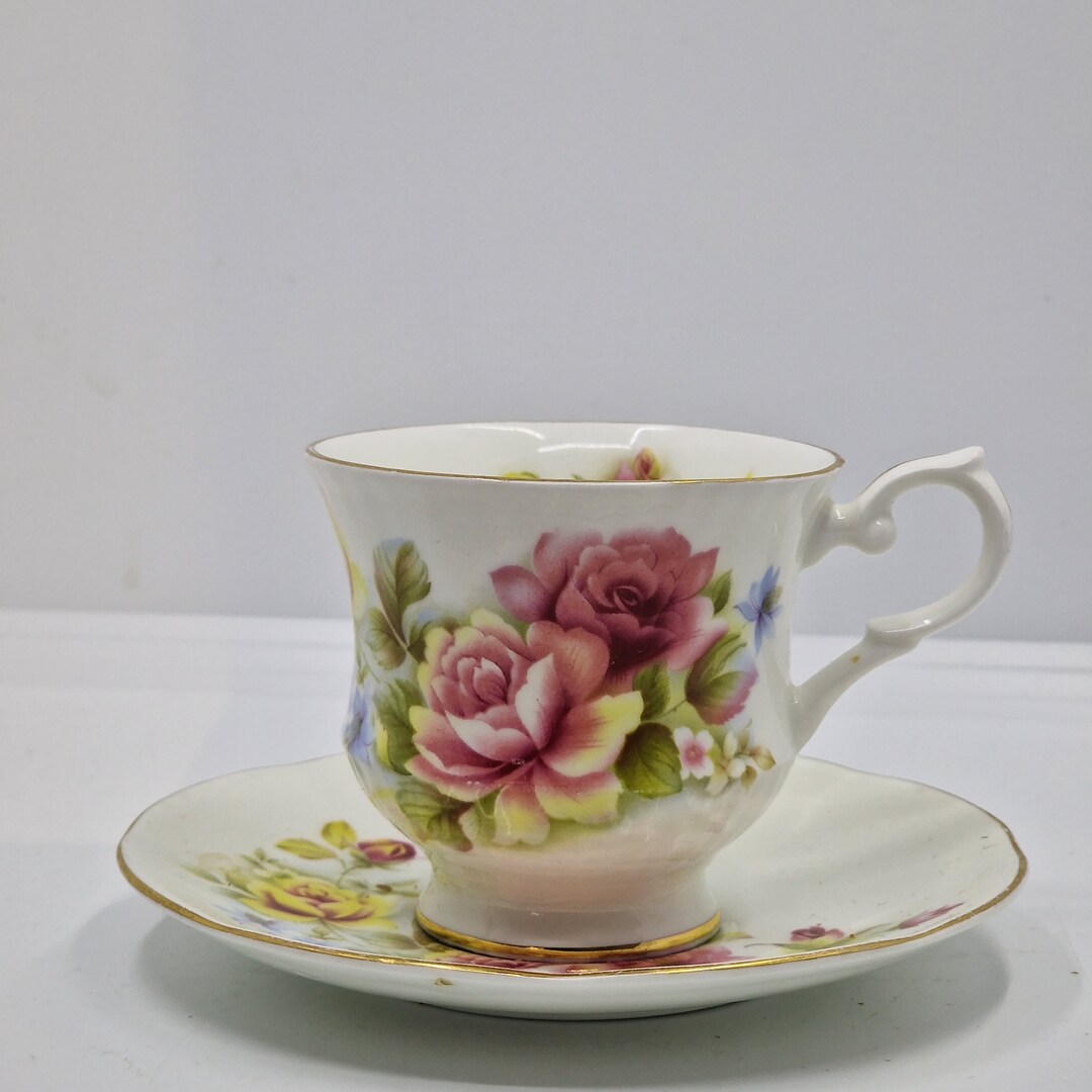 Bone China Springfield Featuring Roses in Yellow and Red,replacement ...