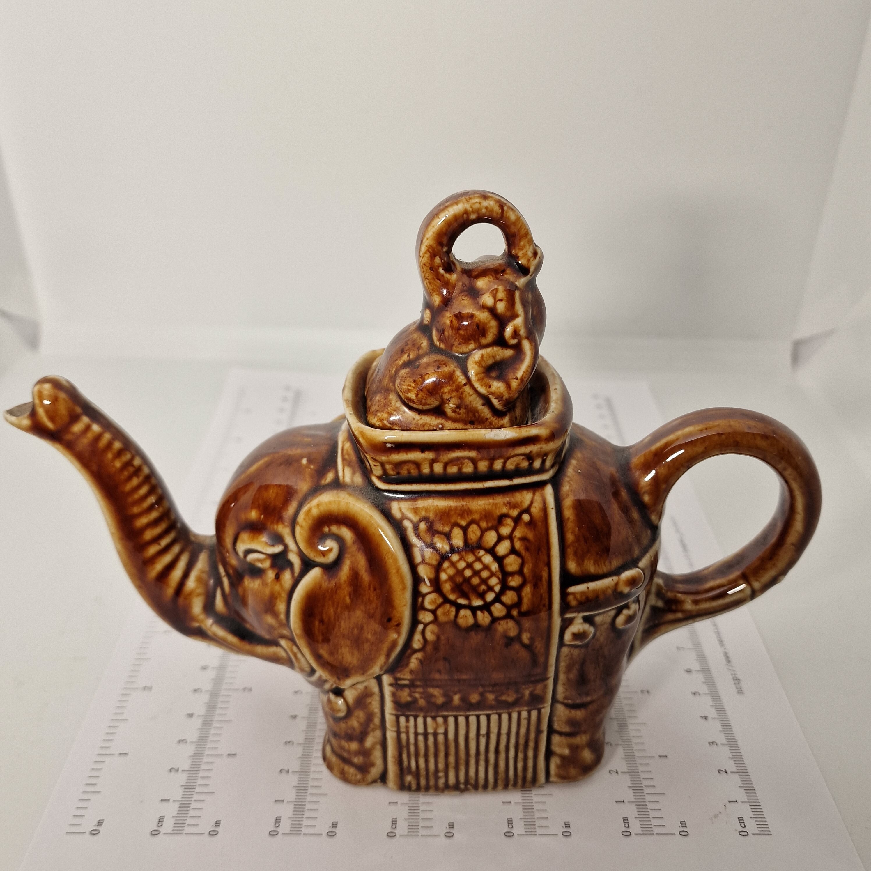 Vintage Satuma Elephant Teapot With Little Elephant Lid, Replacement ...