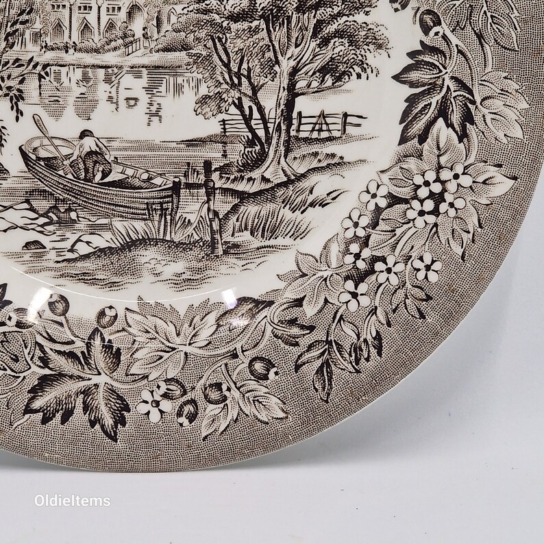 17 Cm Castle Plate Made by English Ironstone Tableware - Etsy
