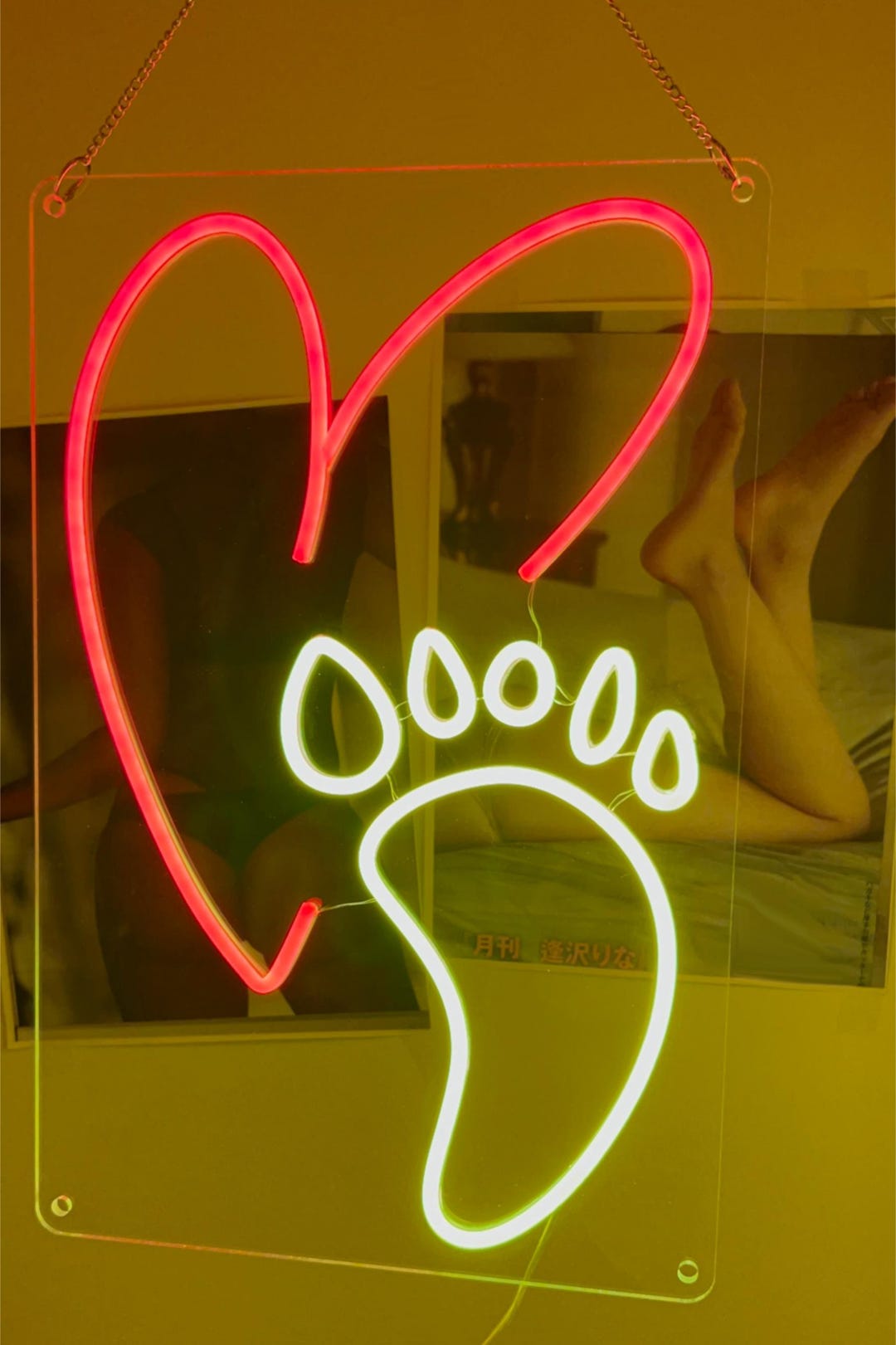 Neon Foot Sign, Foot, Feet, Fetish, Onlyfans, Neon Feet, Love - Etsy