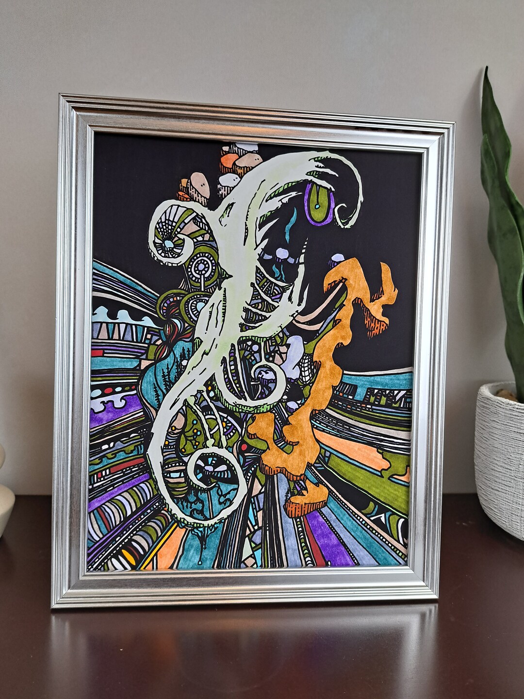 Scifi Fantasy Space Alien Art Creative Abstract Art Prints - Etsy