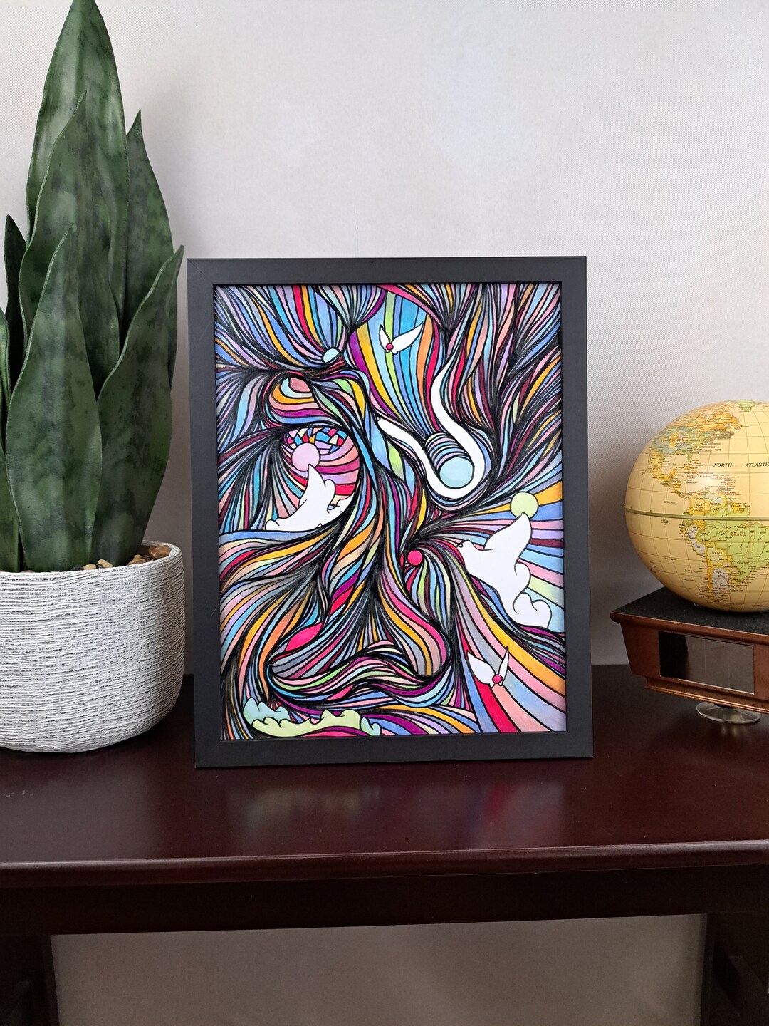 Contemporary Abstract Art Print, Modern Wall Art, Creative Original ...