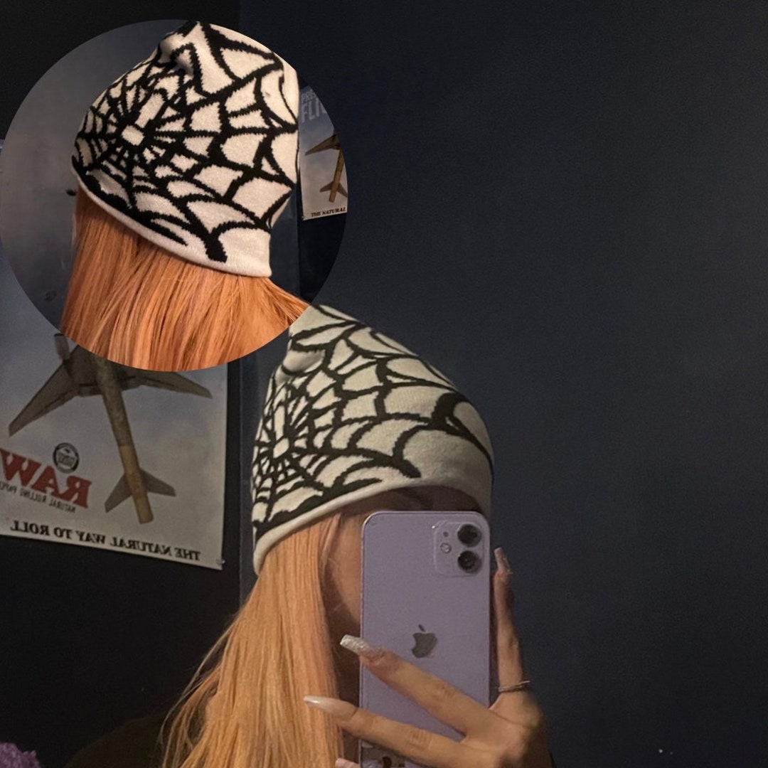 Winter Beanie-spider Web Beanie-spider Hat-winter Hat-unisex - Etsy