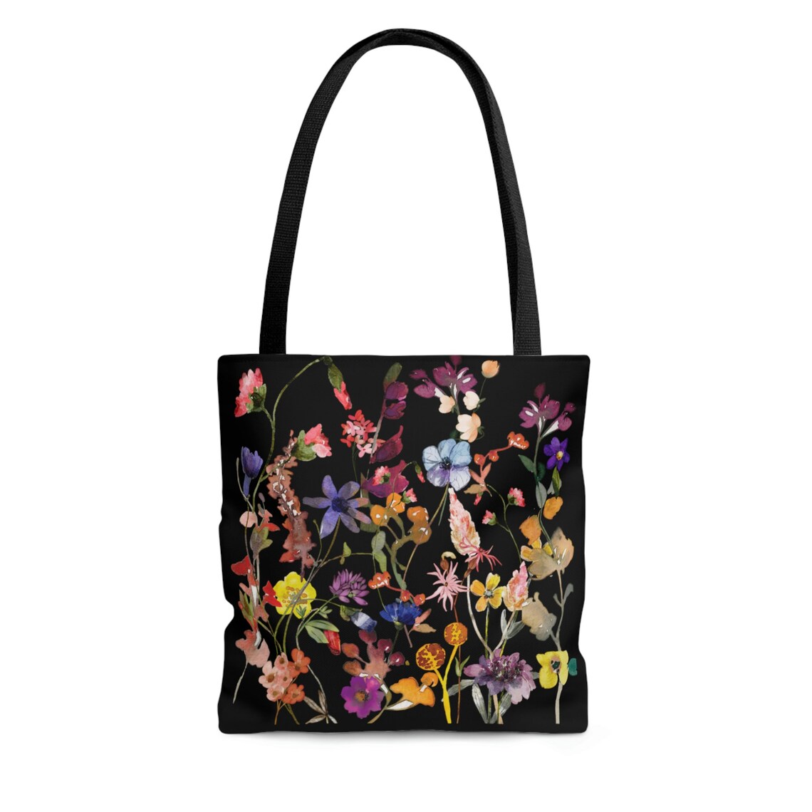 Floral Tote Bag, Wildflower Tote Bag , Tote Bag, Tapestry Style Bag ...