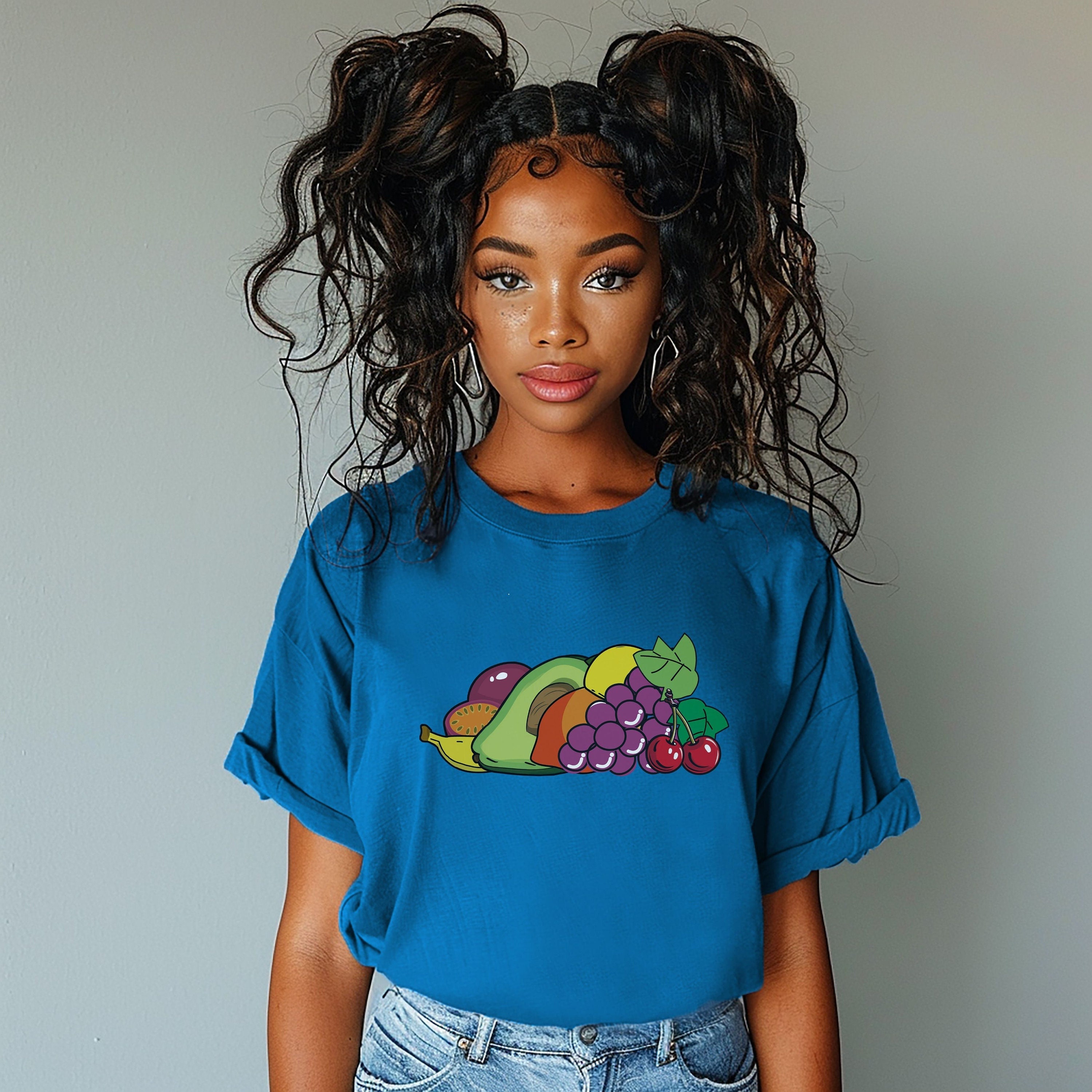 Vintage 70s Fruits T-shirt, Sweet Fruits Tshirt, Fresh Fruit ...