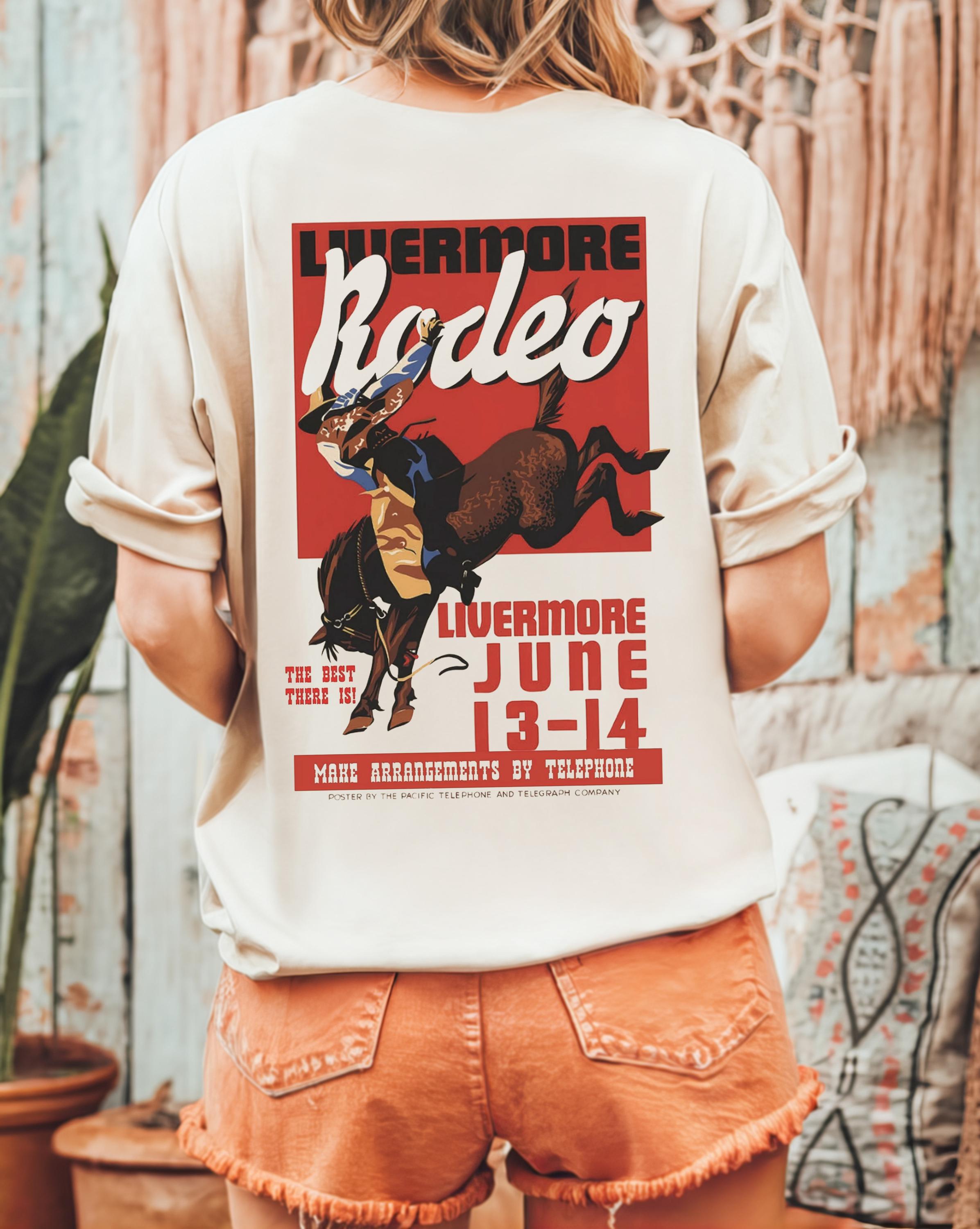 Vintage Rodeo T-shirt, Wild West Tee, Retro Western Graphic Tee ...