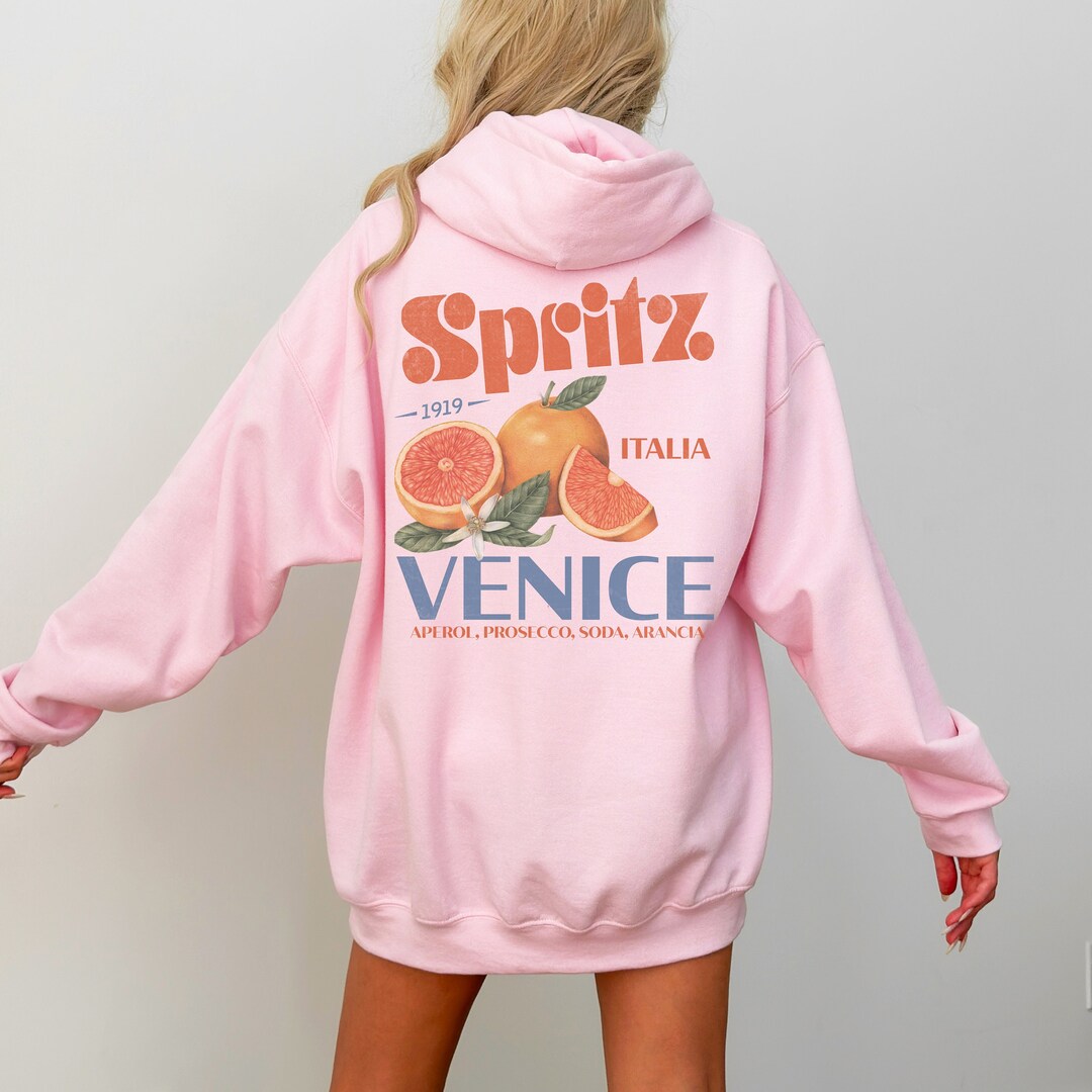 Vintage Spritz Hoodie, Gift for Spritz Lovers, Italian Cocktail Hoodie ...
