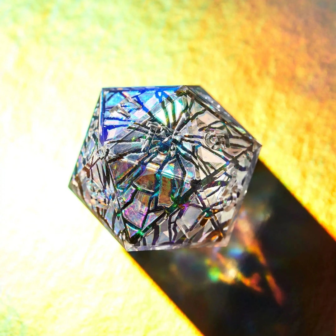 Dispel Dice "heart of Glass" 7-piece Iconic Dice Set for Dnd, Rpgs ...