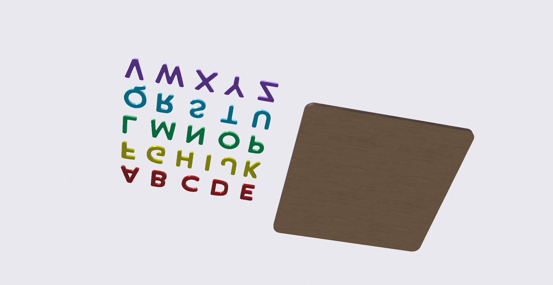 Letter Board Alphabet Laser Cut Project Glowforge Template Pattern CNC ...