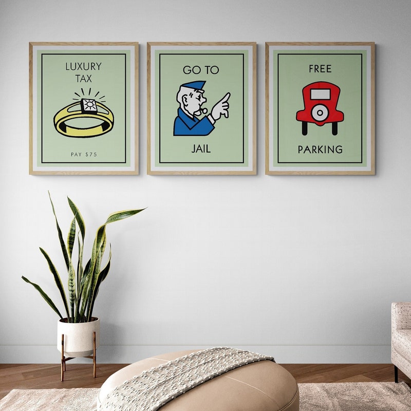 Monopoly Art - Etsy