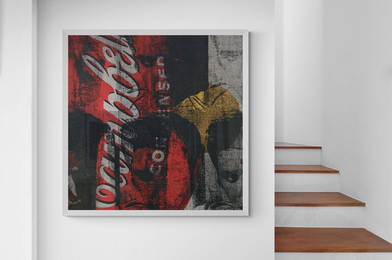 Elvis Coke Pop Art Canvas or Print framed /unframed and - Etsy