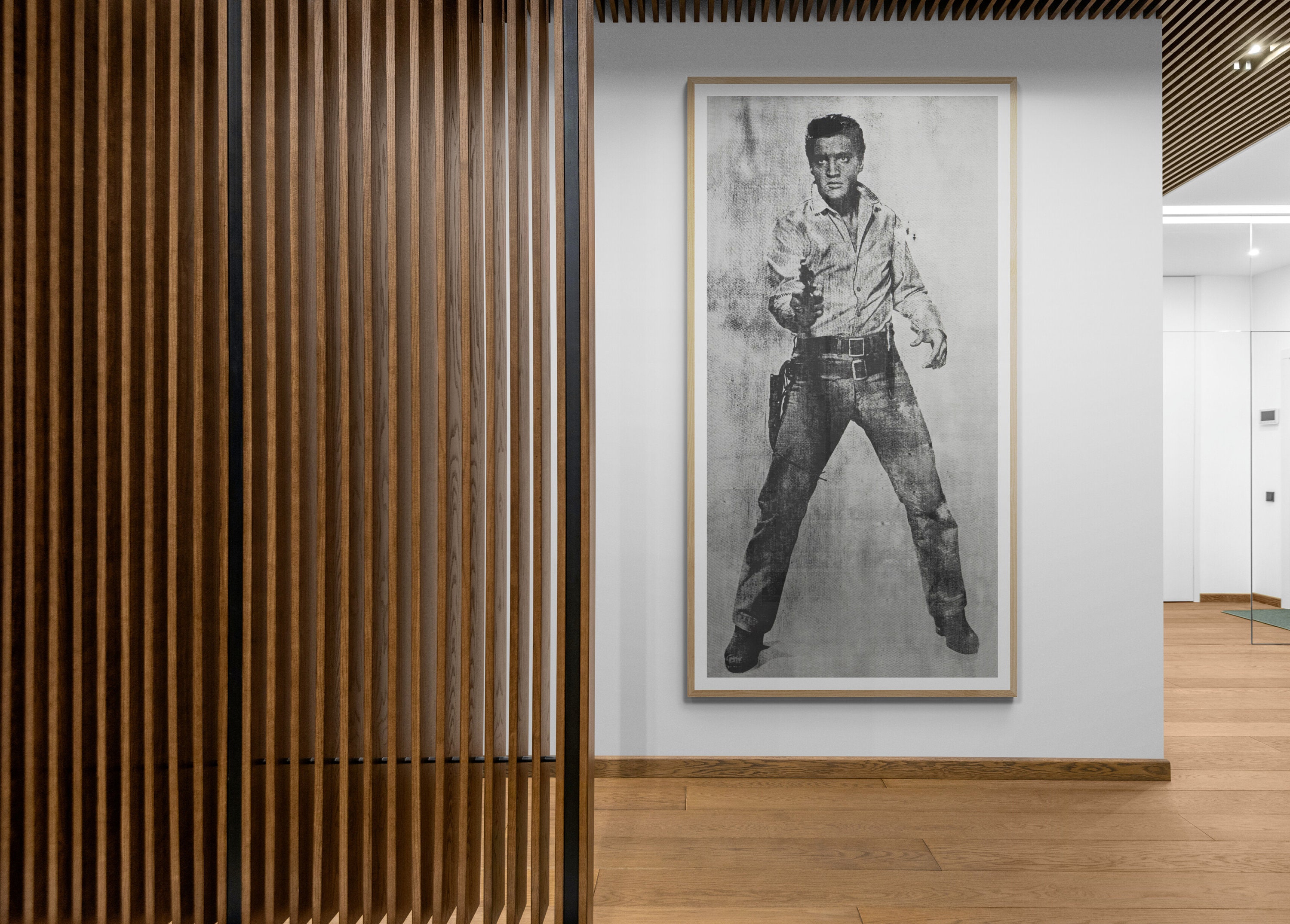 Elvis Panoramic Pop Art Canvas or Print framed /unframed and Mat/no Mat ...