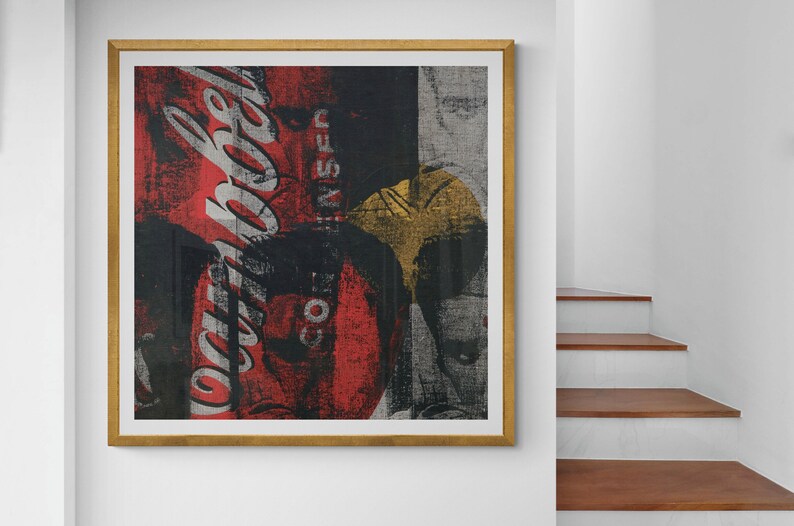 Elvis Coke Pop Art Canvas or Print framed /unframed and - Etsy