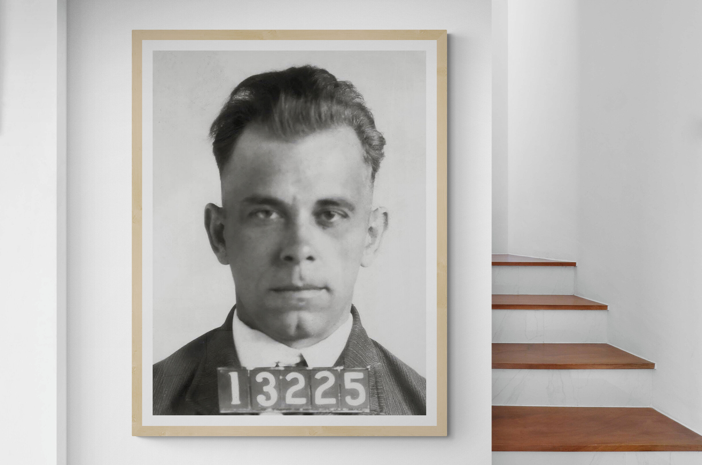 Mug Shot Poster Size Prints of John Dillinger, Large Print or Canvas ...